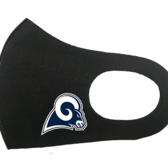 Handmade | Accessories | Los Angeles Rams Face Mask Washable Reusable ...